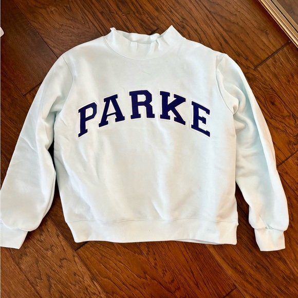 Parke | Sweaters | Parke Womens Light Blue Crew Neck Sweater | Poshmark